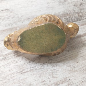 Vtg Art Deco Cameron Clay Products 24KT Weeping Gold Art Pottery ...