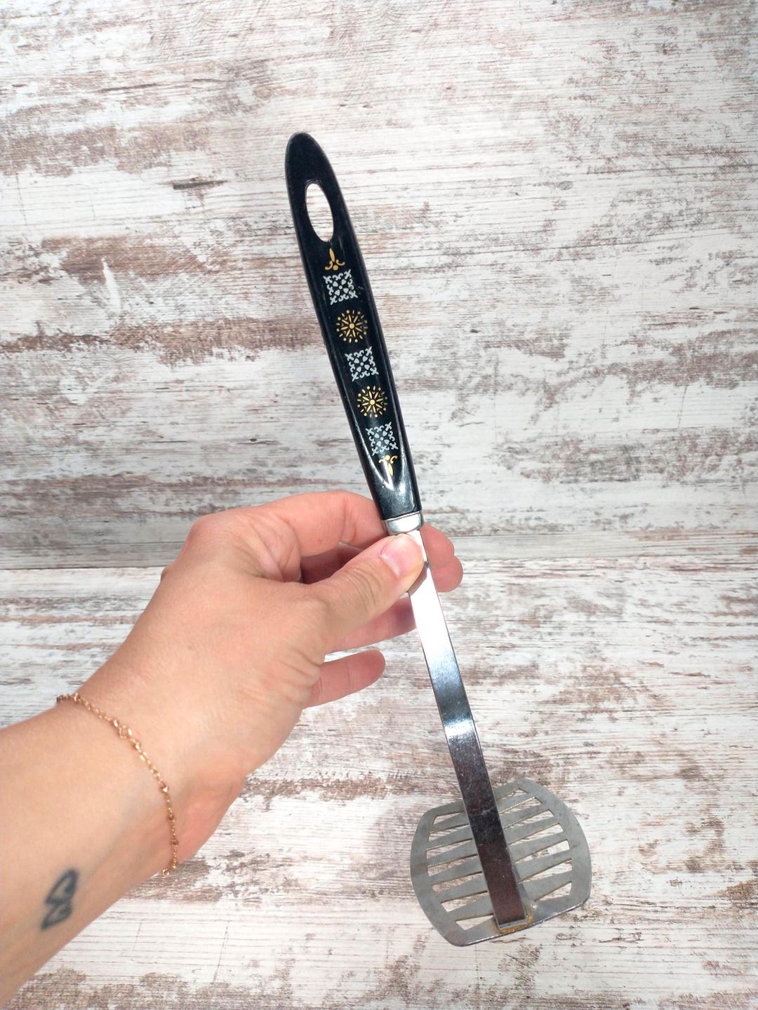 Vintage Starburst Potato Masher: 60s Kitchen Utensil - Etsy