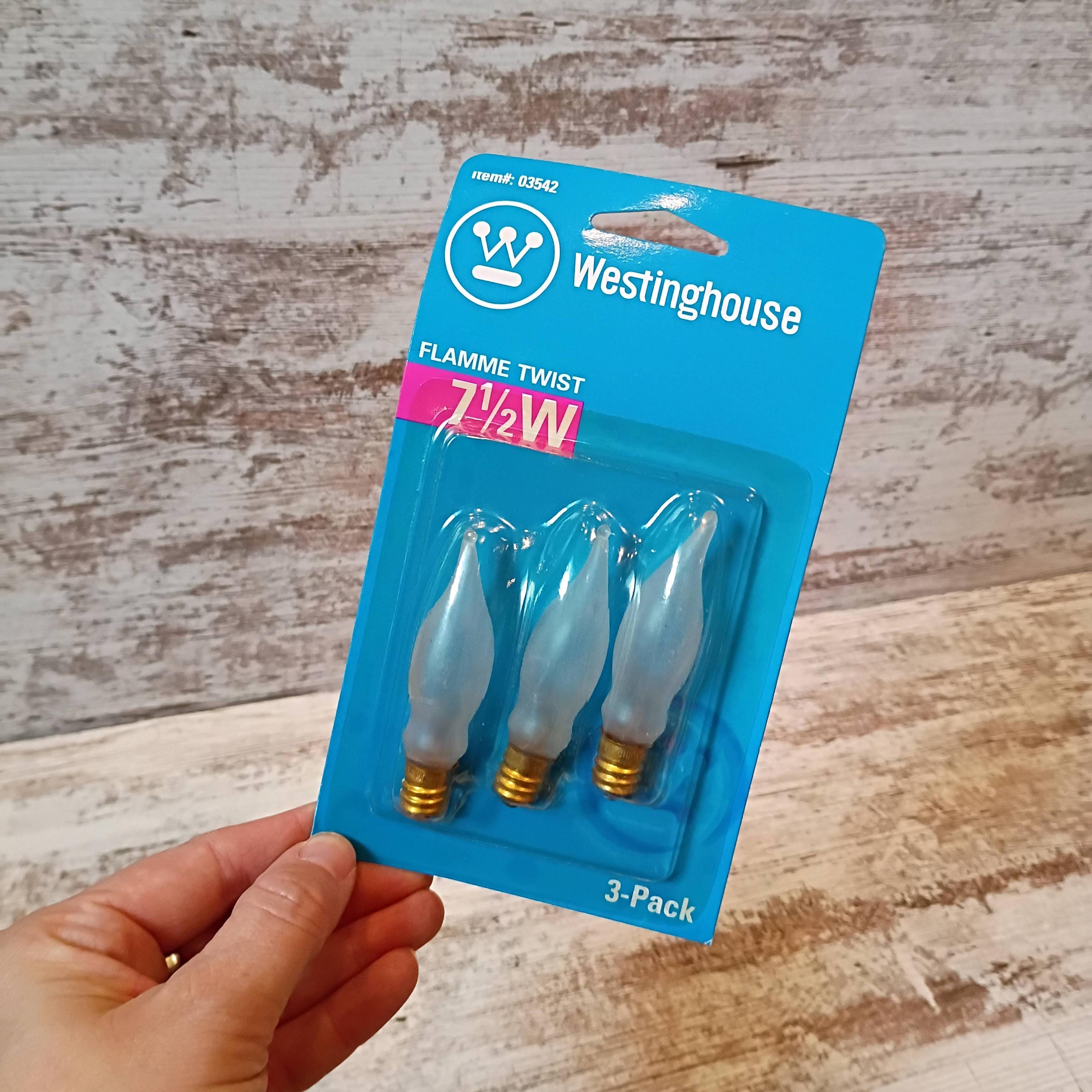 New Old Stock Westinghouse Flame Twist Bulbs Pack of 3 - Etsy