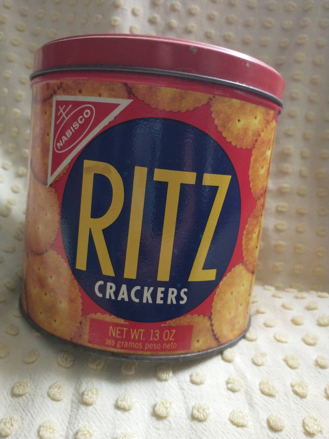 Nabisco Ritz Cracker Tin | Vintage Farmhouse Decor Cracker Tin ...