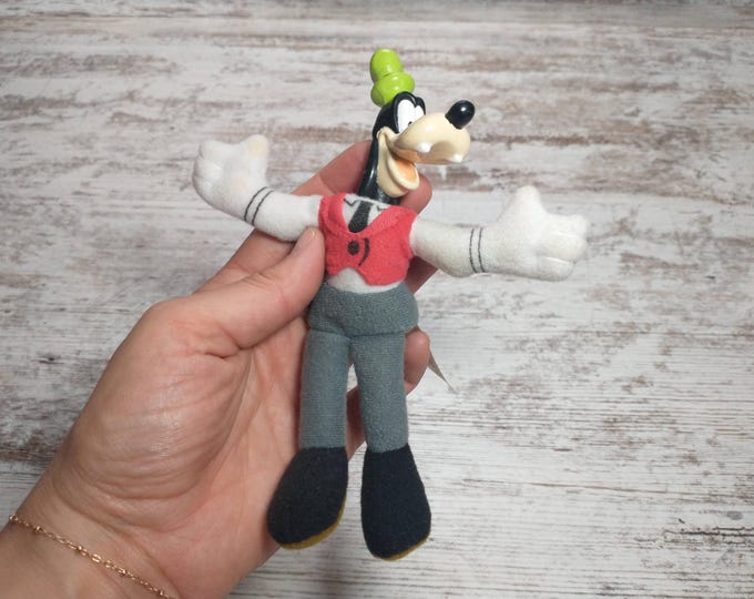 Vintage Goofy Mini Plush - Walt Disney Goofy Toy - 1990s Disney ...