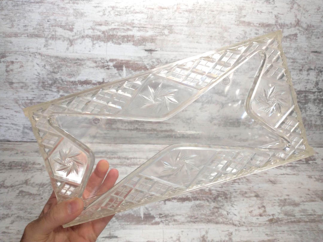 Vintage Lucite Tissue Box Holder: 1970s Mid-century Starburst Decor - Etsy