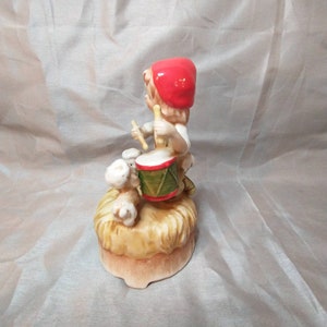 Lefton Style Christmas Music Box Marked Japan Vintage Christmas Music ...