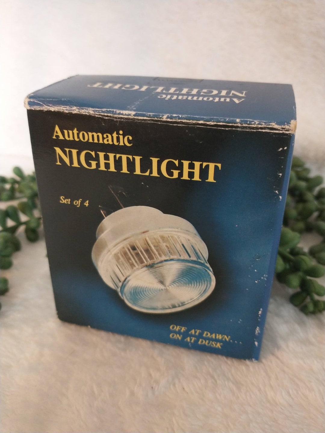 Automatic Night Lights Set of 2 in Original Box by UL Vintage ...