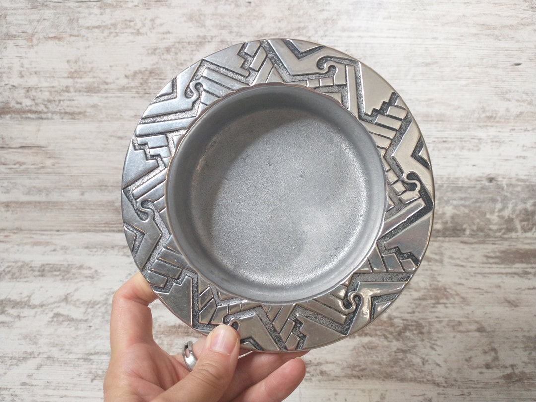 Wilton Armetale Jazz Design Dish #207844 USA 6.5" X 1.5" | Vtg ...