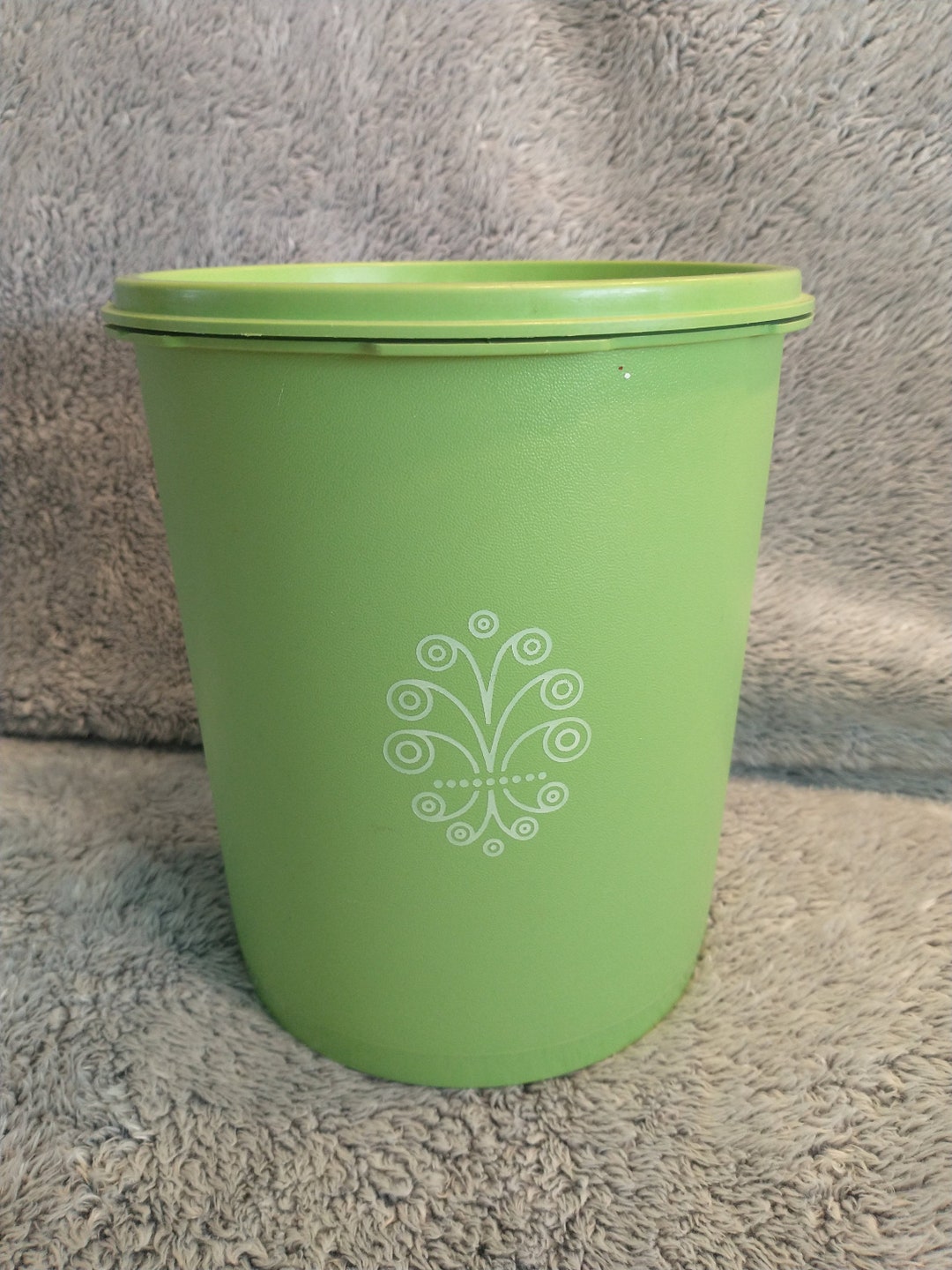 Green Tupperware Container With Lid | Vintage Tupperware Container W ...