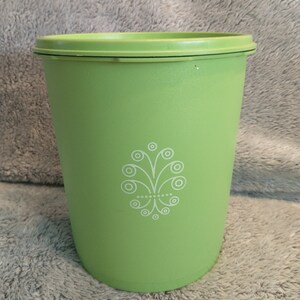 Green Tupperware Container With Lid | Vintage Tupperware Container W ...