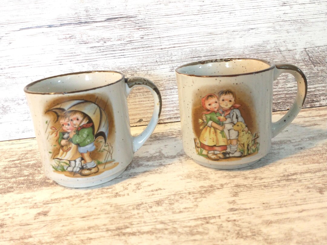 Hummel Stoneware Mug Set: Vintage Japan Coffee Cups - Etsy