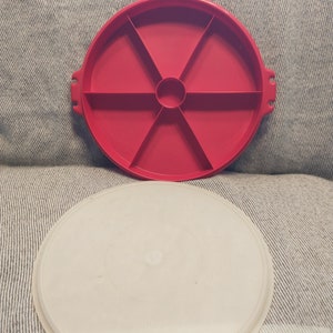 Vintage Red Tupperware Container With Lid | Vintage Tupperware ...