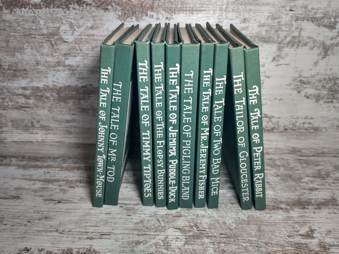 Peter Rabbit Book Set | Vtg Beatrix Potter Book Set | Antique Children ...