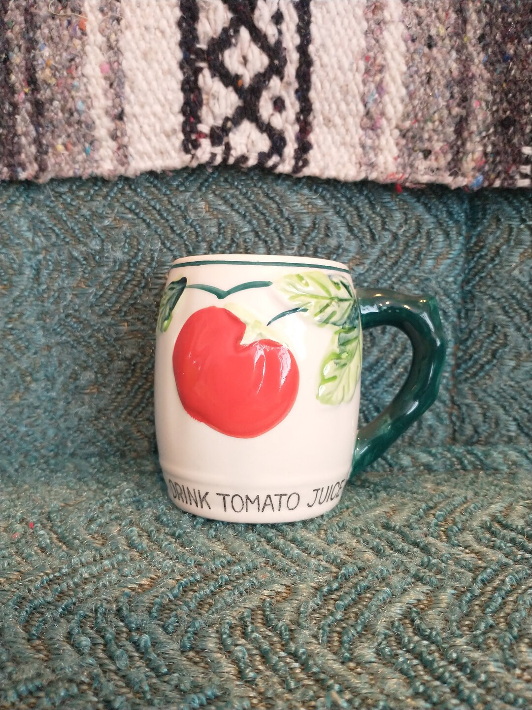 Drink Tomato Juice Mug | Vintage Mug | Vintage Tomato Mug "drink Tomato ...