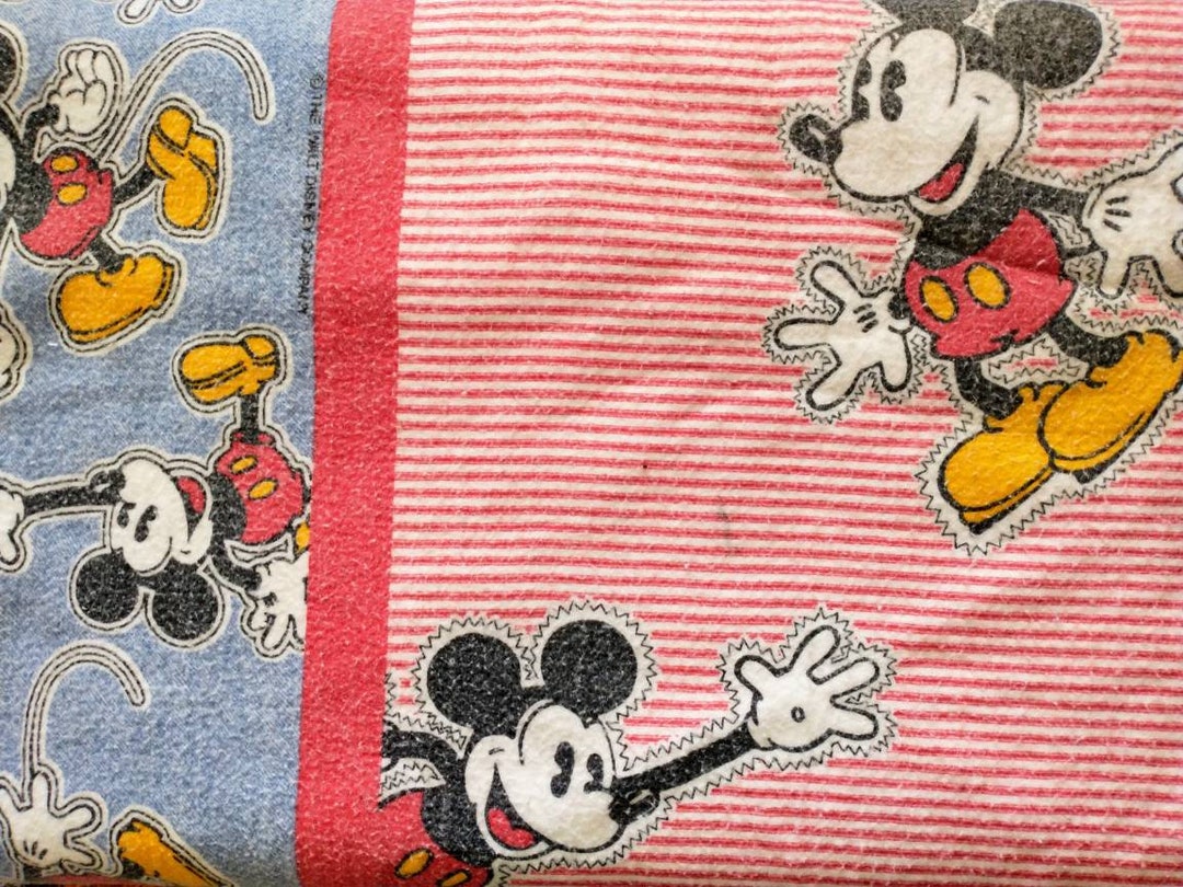 Walt Disney Mickey Mouse Blanket Retro Mickey Mouse Blanket Throw