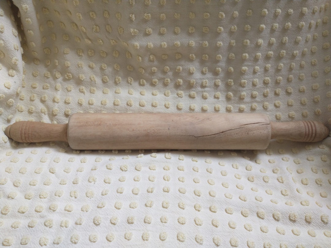 Antique Wooden Rolling Pin: Vintage Kitchen Decor - Etsy