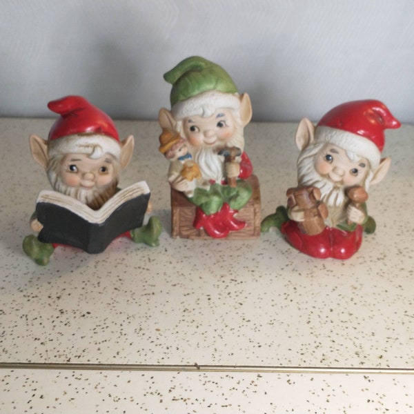 Homco Elves - Etsy