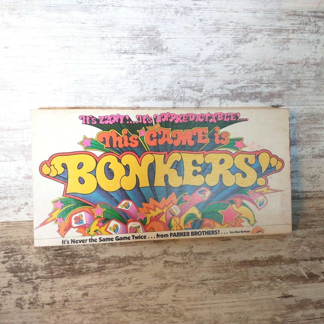 Vintage 1978 Parker Brothers This Game is BONKERS! | Vintage Parker ...