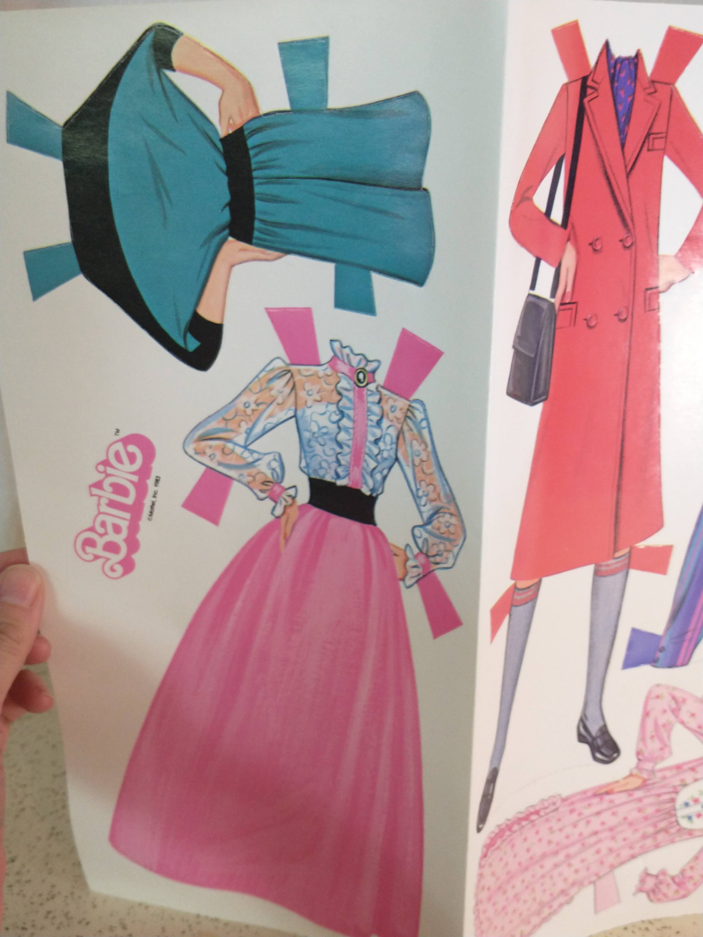 Barbie Paper Dolls To Color