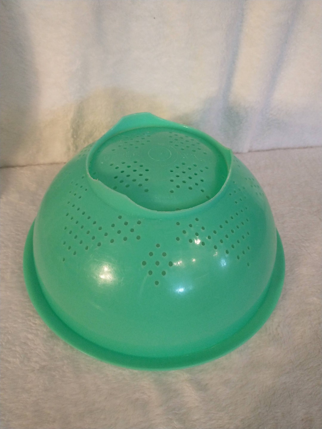 Tupperware Colander | Vintage Aqua Tupperware Pasta Strainer | Vintage ...