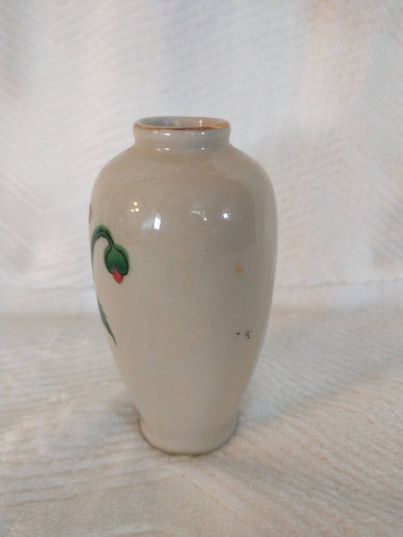 Homco Miniature Floral Vase: Hand Painted Vintage Bud Vase - Etsy