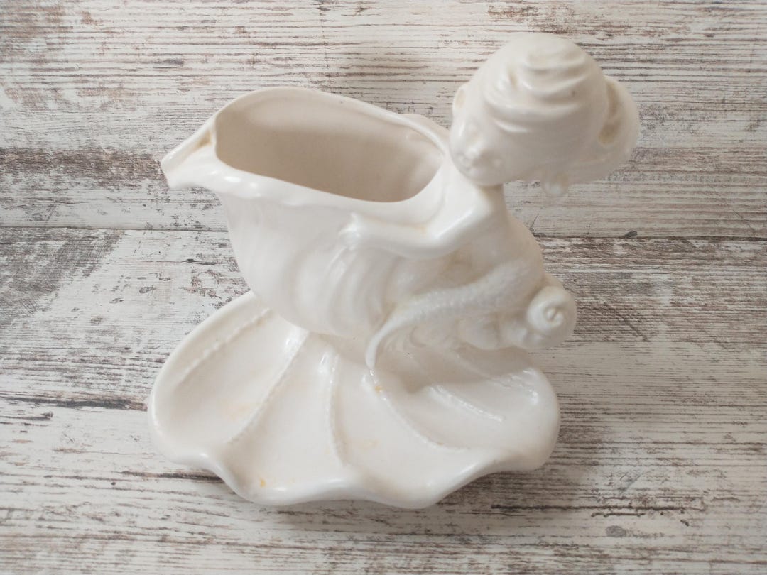 Vintage Inarco Ceramic Mermaid Soap Dish/planter - Etsy