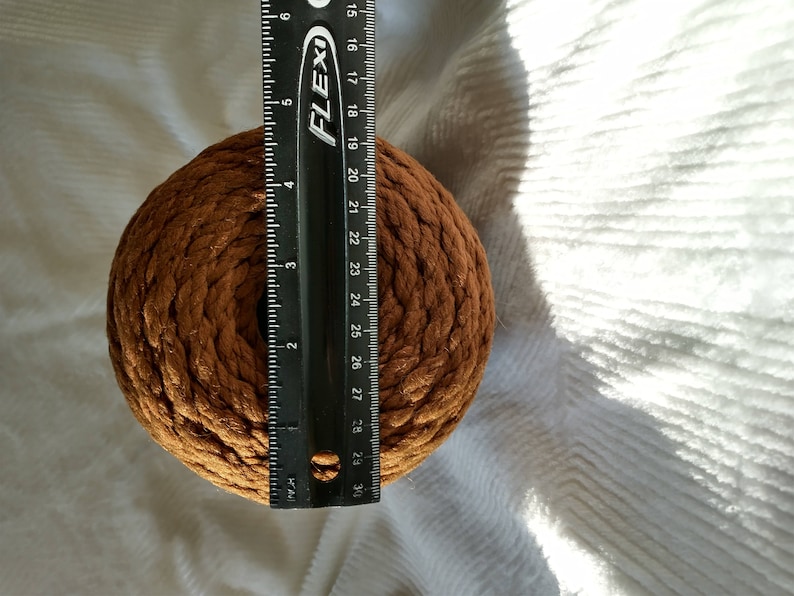 Vintage Brown Macrame Cord Roll: 60s Project Rope - Etsy