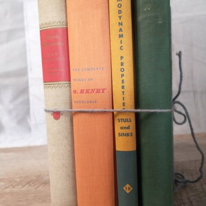 Rainbow Book Stack Decor | Vintage Rainbow Colored Stack of Books ...