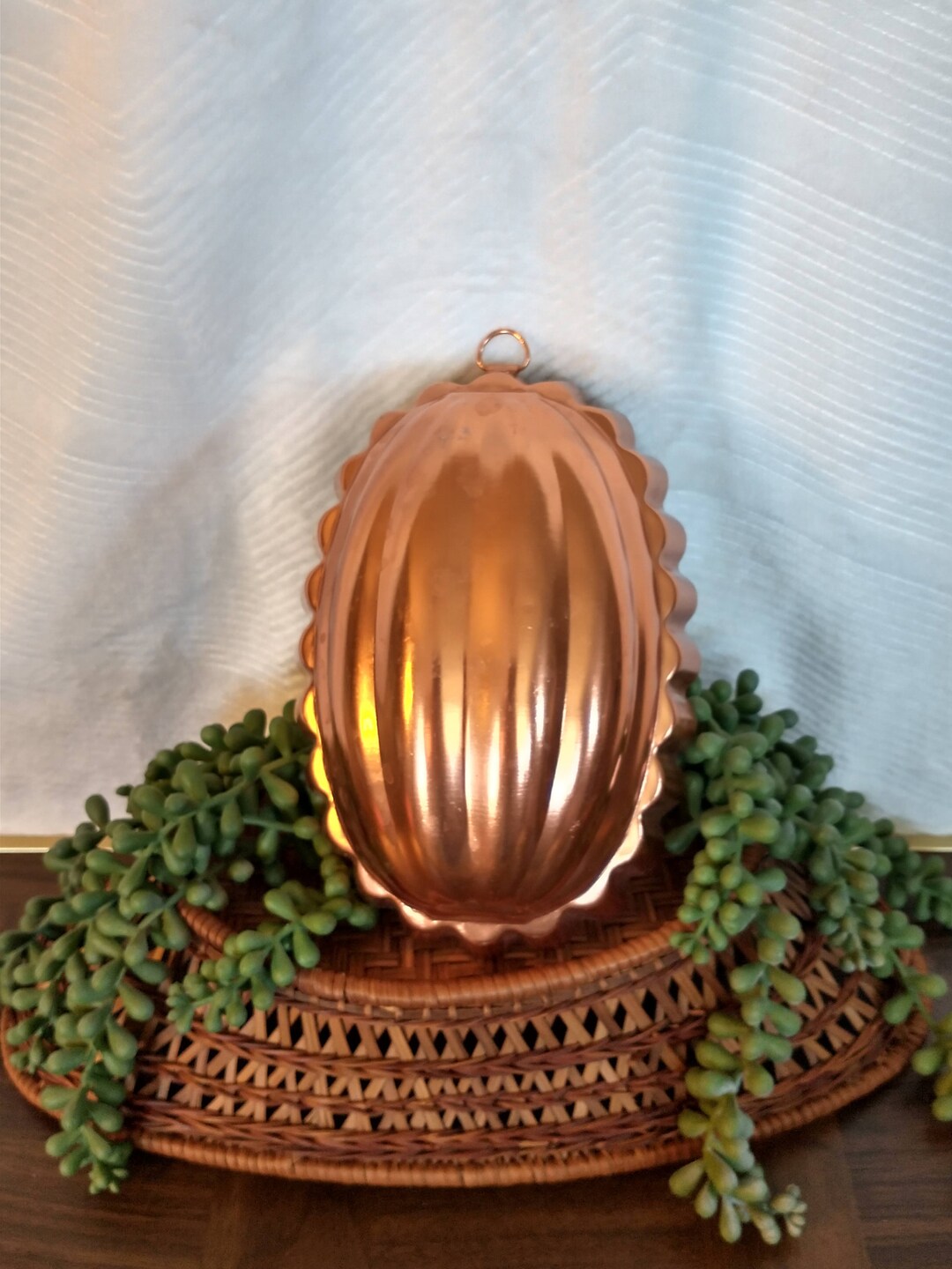 Oval Copper Mold | Copper Jello Mold | Vintage Copper Mold for Jello ...