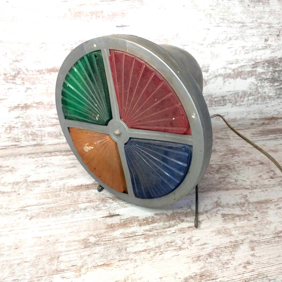 Vintage Christmas Tree Color Wheel: Mid-century Silver Tone (AS-IS) - Etsy