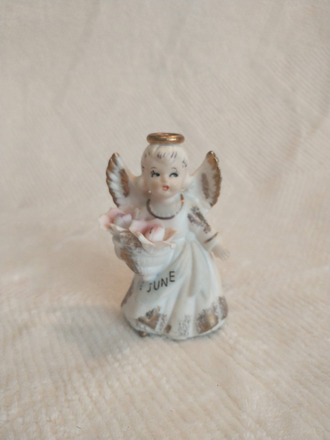 Lefton Original June Birthday Girl Figurine | Lefton Birthday Angel ...