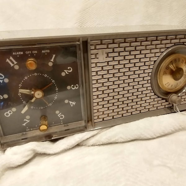 1960s Clock Radio - Etsy