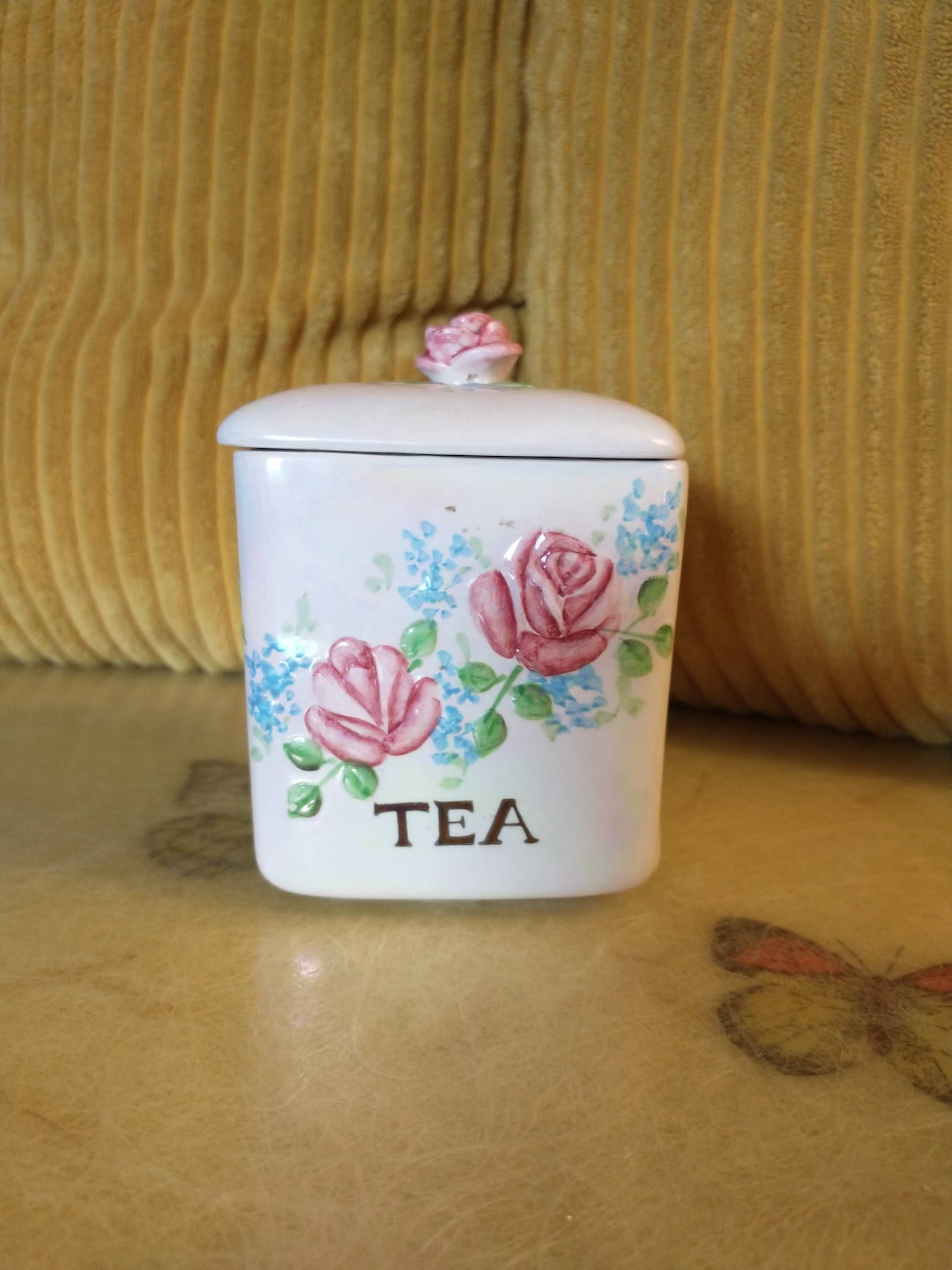 Lefton Style Tea Jar | Vntg Tea Jar | Japan Tea Jar W/ Lid | Made in ...