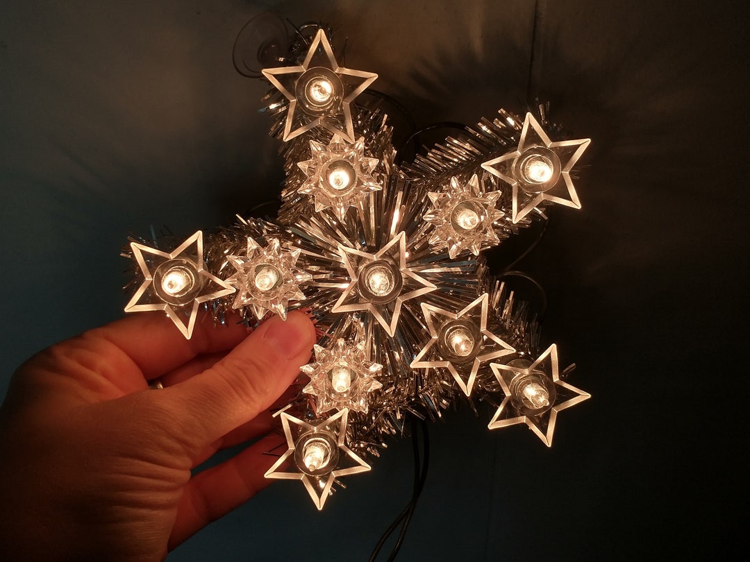 Vintage 80s Christmas Tree Topper Vintage Tree Topper Vtg Christmas ...