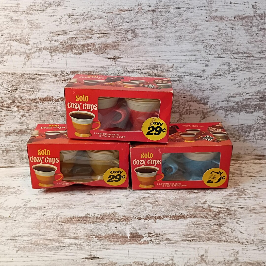 NOS Solo Cozy Cups : Vintage Coffee Cups, Disposable - Etsy