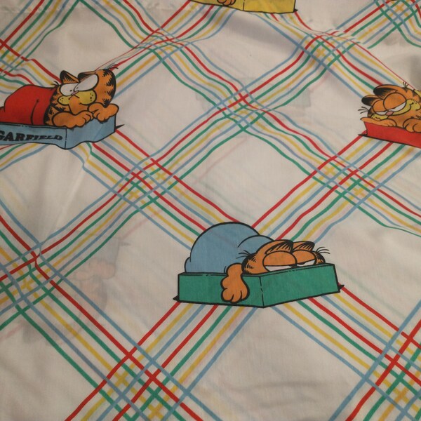Vintage Garfield Fabric - Etsy