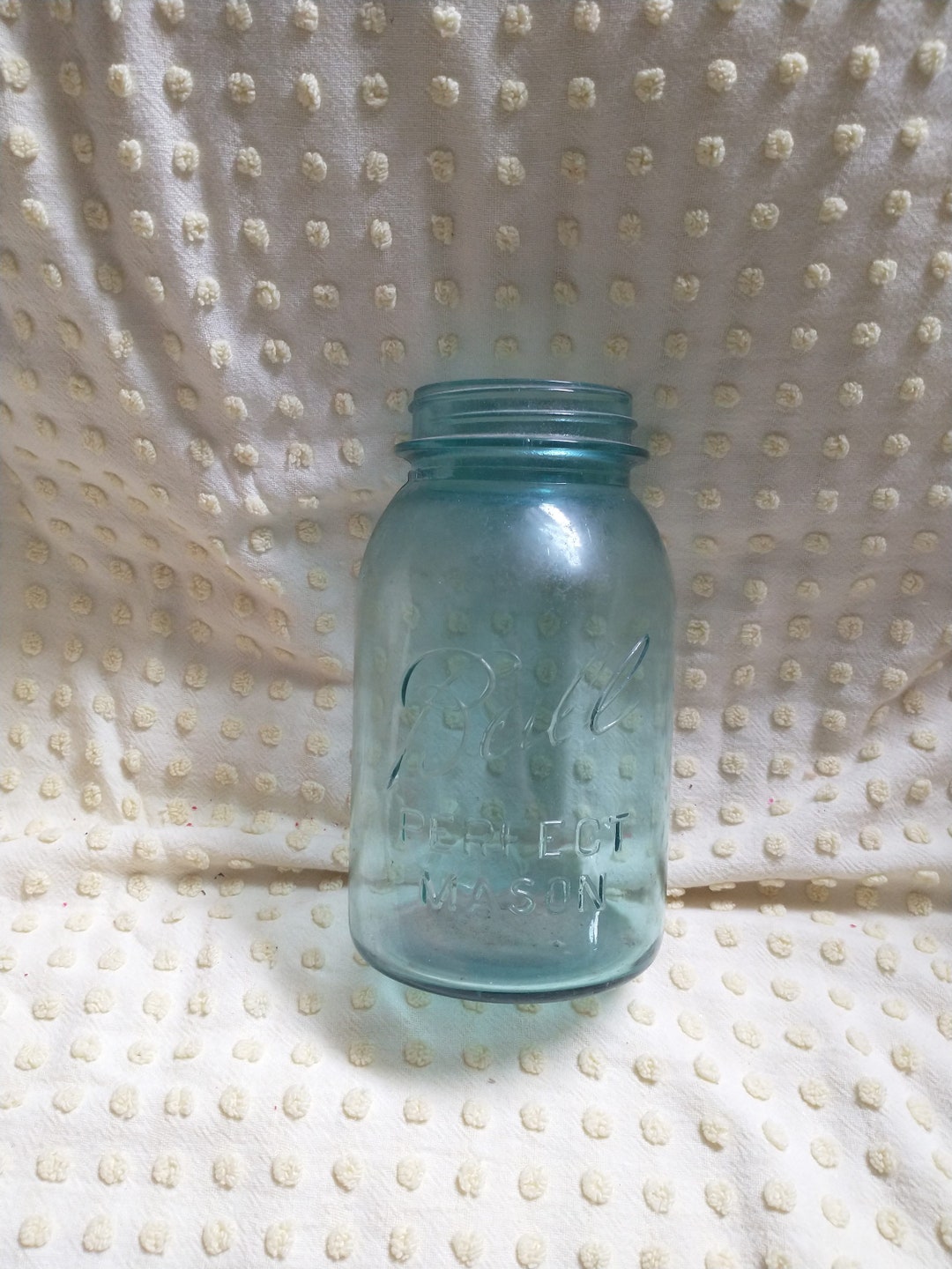 1910-1923 Authentic Vintage Blue Ball Perfect Mason Jar 7 Rare 7 Ball ...