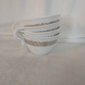 Corelle Woodland Pattern Hook-handle Cups Set of 4 Vintage Woodland ...