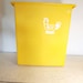 Mid Century Yellow Chicken/rooster Bathroom Trash Can Mid Mod Waste ...