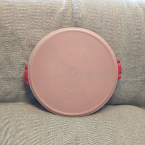 Vintage Red Tupperware Container With Lid | Vintage Tupperware ...