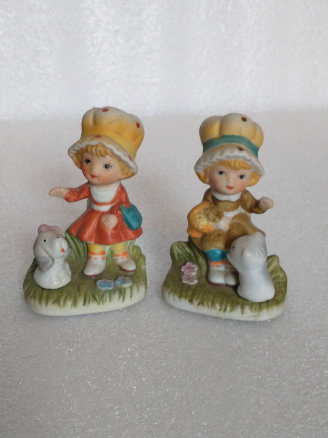 Homco Little Miss Muffets Vintage Homco Set of 2 Little Miss Muffet ...