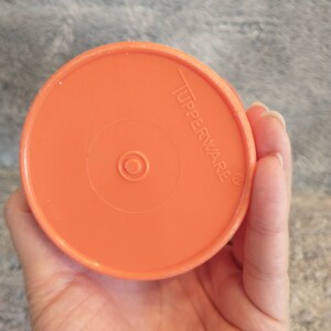 Orange Tupperware Container With Pouring Lid | Vintage Tupperware ...