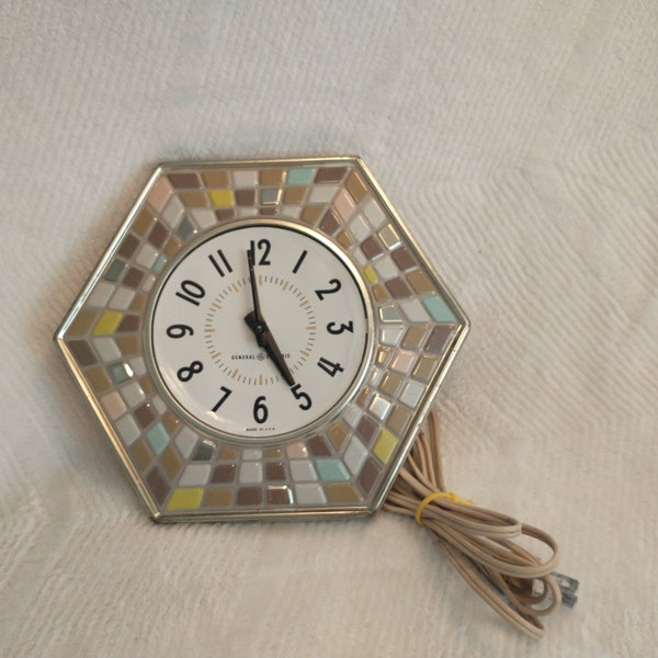Mosaic Tile Wall Clock - Etsy
