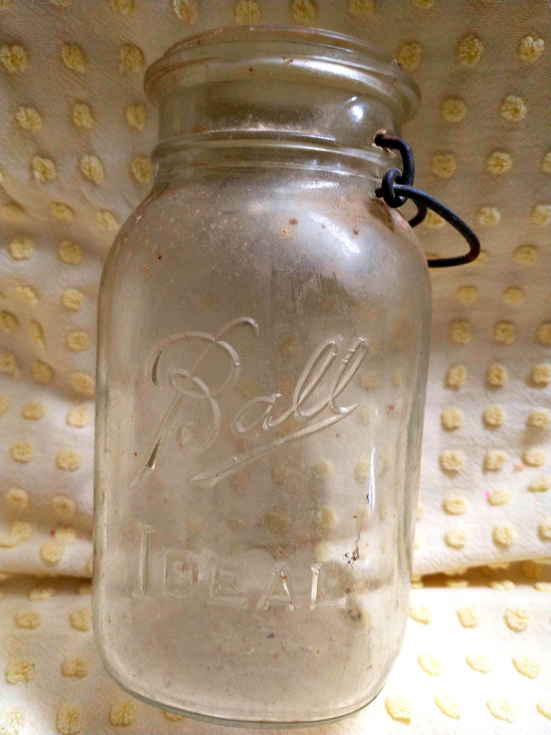 1910-23 Authentic Vtg Clear Ball IDEAL Mason Jar Un-numbered | Rare ...