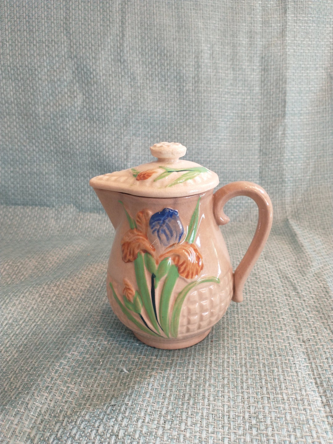 Vintage Japan Floral Pitcher | Vintage Hand Painted Made in Japan ...
