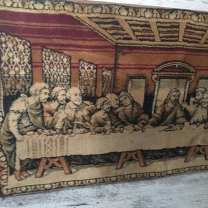 Last Supper Tapestry (unframed-will Arrive Rolled/folded) | Antique ...