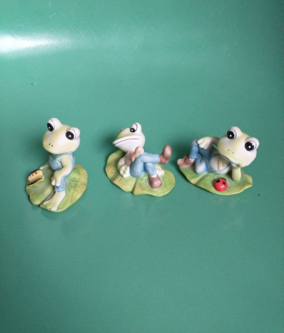 Collectibles Figurines & Knick Knacks Vintage Homco Frogs Trio Retro ...