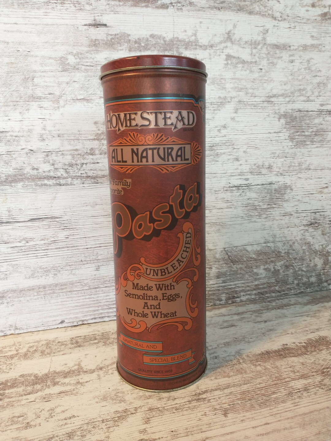 Chein Spaghetti Canister | 1977 Chein Spaghetti Keeper Tin | Vintage ...