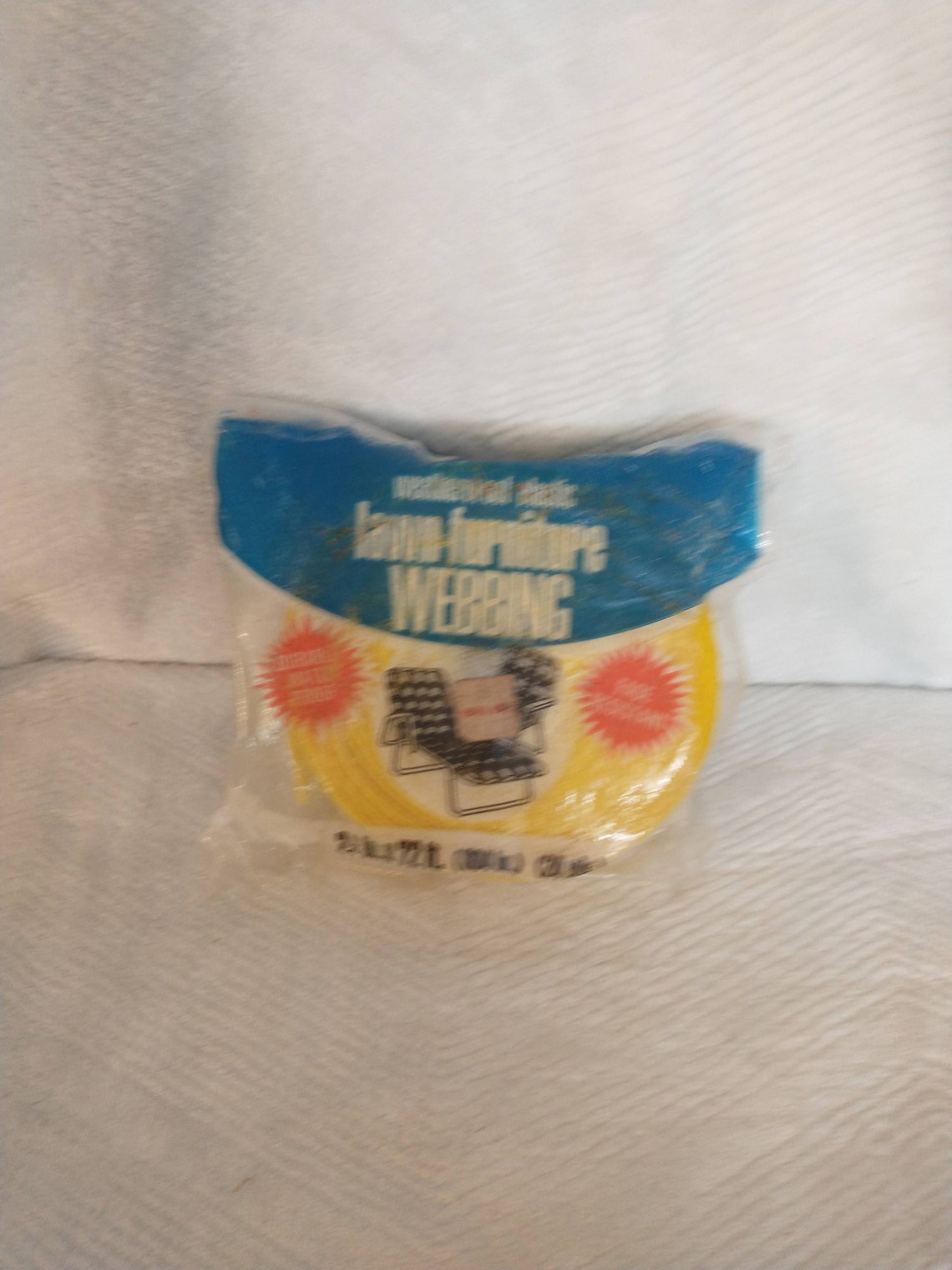 Vintage Yellow Lawn Chair Webbing Kit: Full Roll, New Old Stock - Etsy