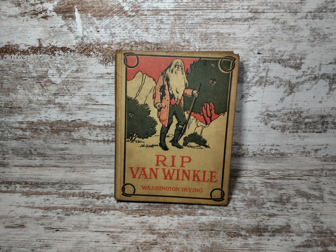 Antique "rip Van Winkle" | Copyright 1900 Decorative Book | "rip Van ...