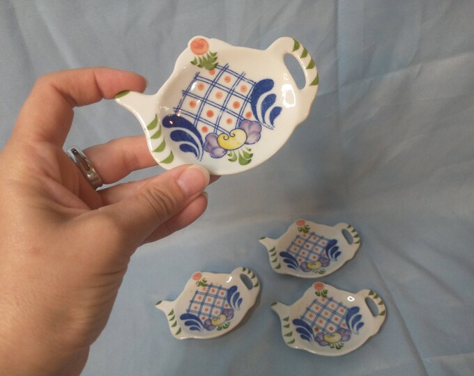 Ceramic Tea Bag Holders Vintage Tea Bag Holders Made of Ceramic 1960s ...