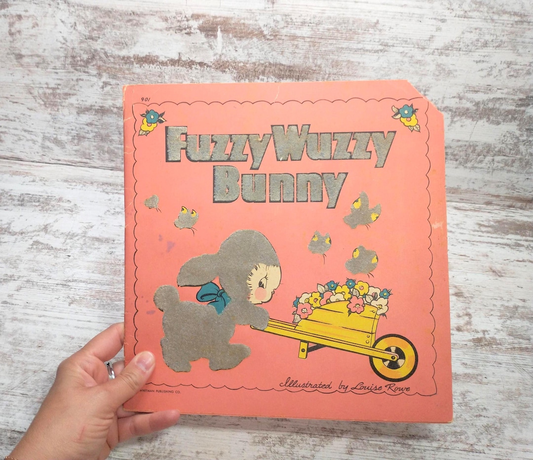 1940s Fuzzy Wuzzy Bunny Book: Vintage Easter Storybook - Etsy