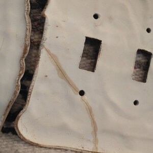 AS IS Chick Switch Plate Cover Set Feat Double and Single Light Switch ...